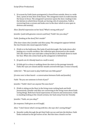 Horror Movie Trailer Script | DOCX