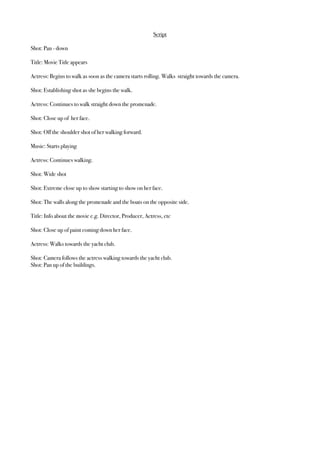 Script | PDF | Movies | Entertainment
