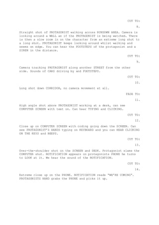 Script | DOCX | Cameras and Camcorders | Consumer Electronics