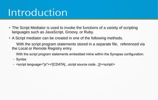 Script mediator | PPT