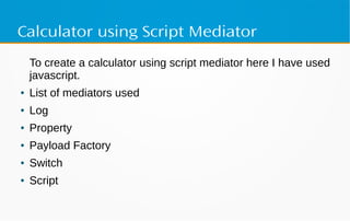 Script mediator | PPT