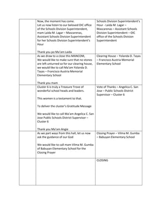 3dr Division Management Committee Meeting | PDF