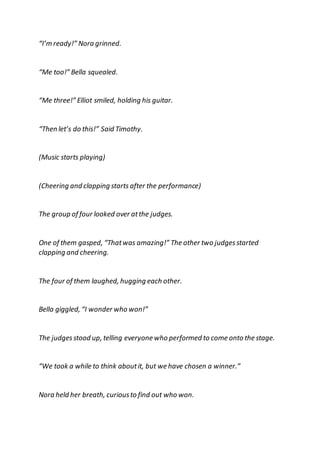 Script - audio | DOCX | Awards Shows | Events