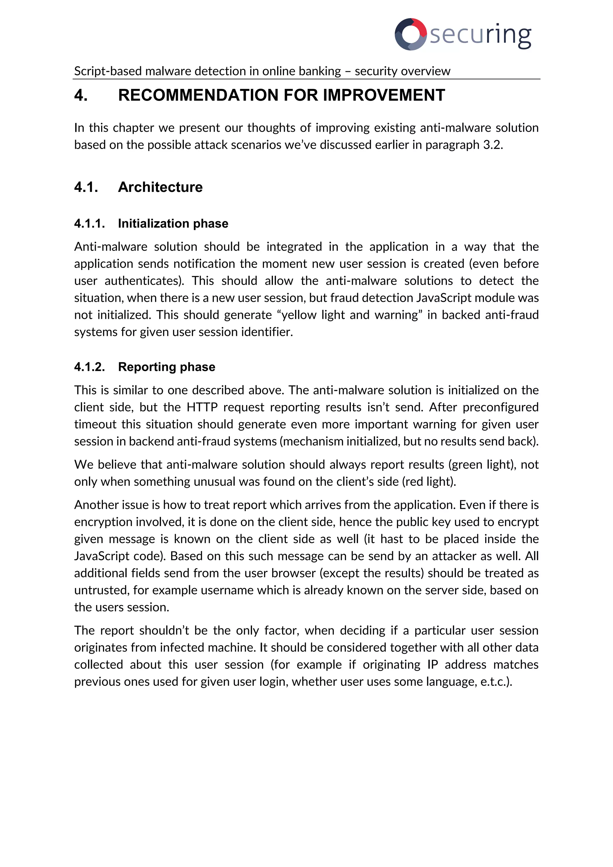 Script Based Malware Detection In Online Banking Pdf Web Development Internet
