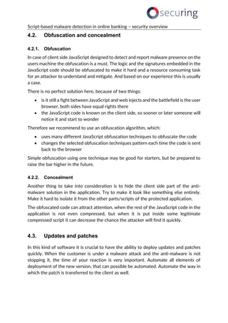 Script based malware detection in online banking | PDF