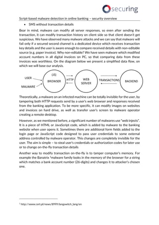 Script based malware detection in online banking | PDF