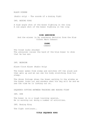 Script brawl film opening | DOCX