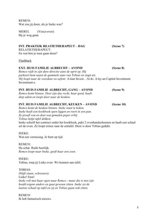 Script ee (deel 8) opnames | PDF