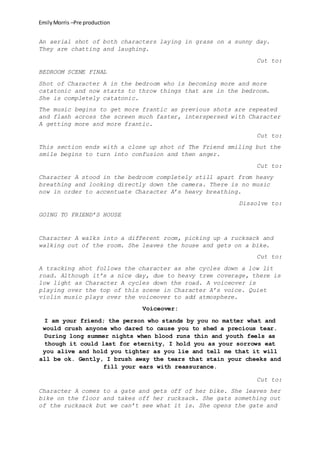 Script - 3rd draft | PDF