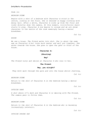 Script | DOCX | Screenwriting | Content Production