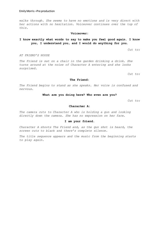 Script | DOCX | Screenwriting | Content Production