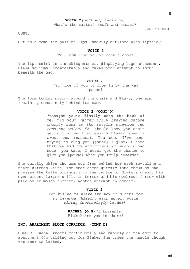 Lipstick, Lies,Tears, Tragedy- Script | DOC | Interior Decorating ...