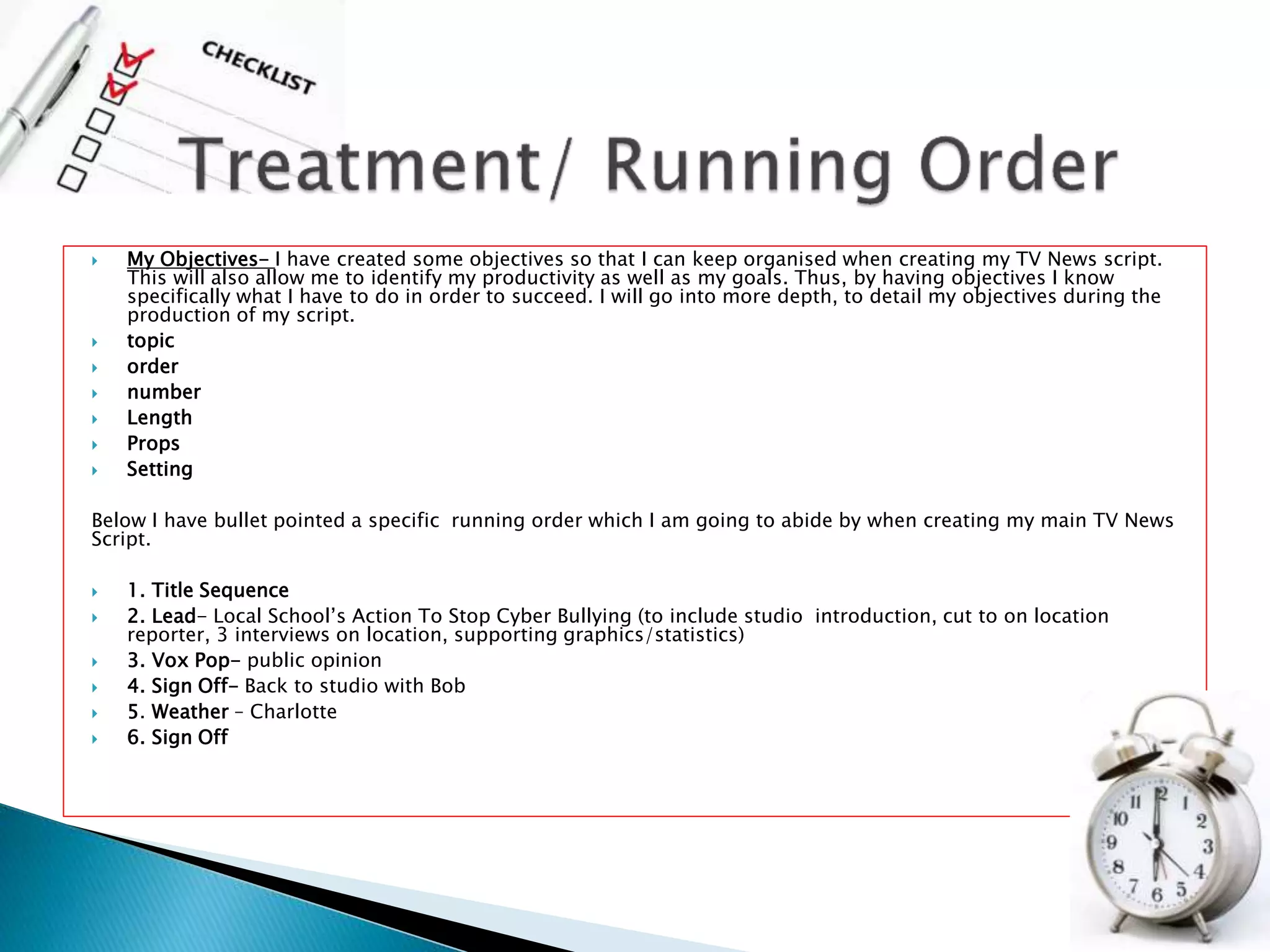 Script plan cyber bullying | PPT