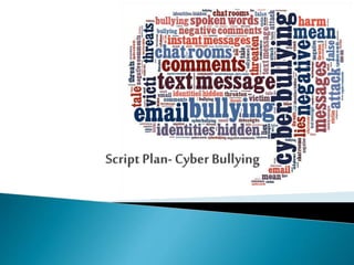 Script plan cyber bullying | PPT