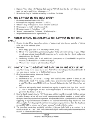 Holy Spirit Lesson | PDF