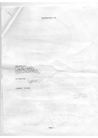 First Draft script with annotated feeback | PDF