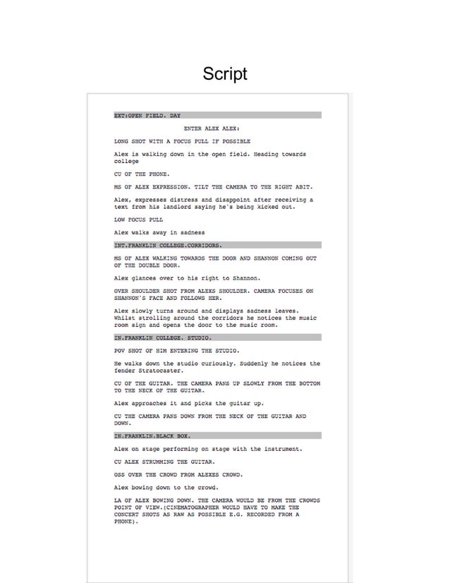 Script | DOCX