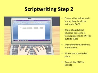 Script writing for level 1 | PPTX