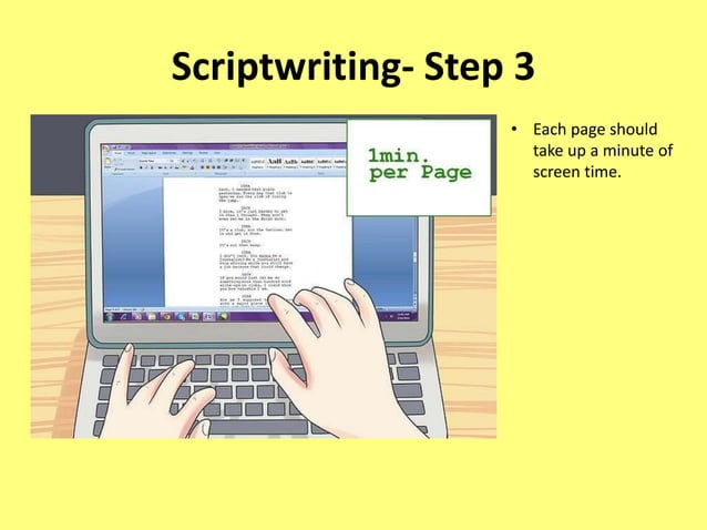 Script writing for level 1 | PPTX | Screenwriting | Content Production