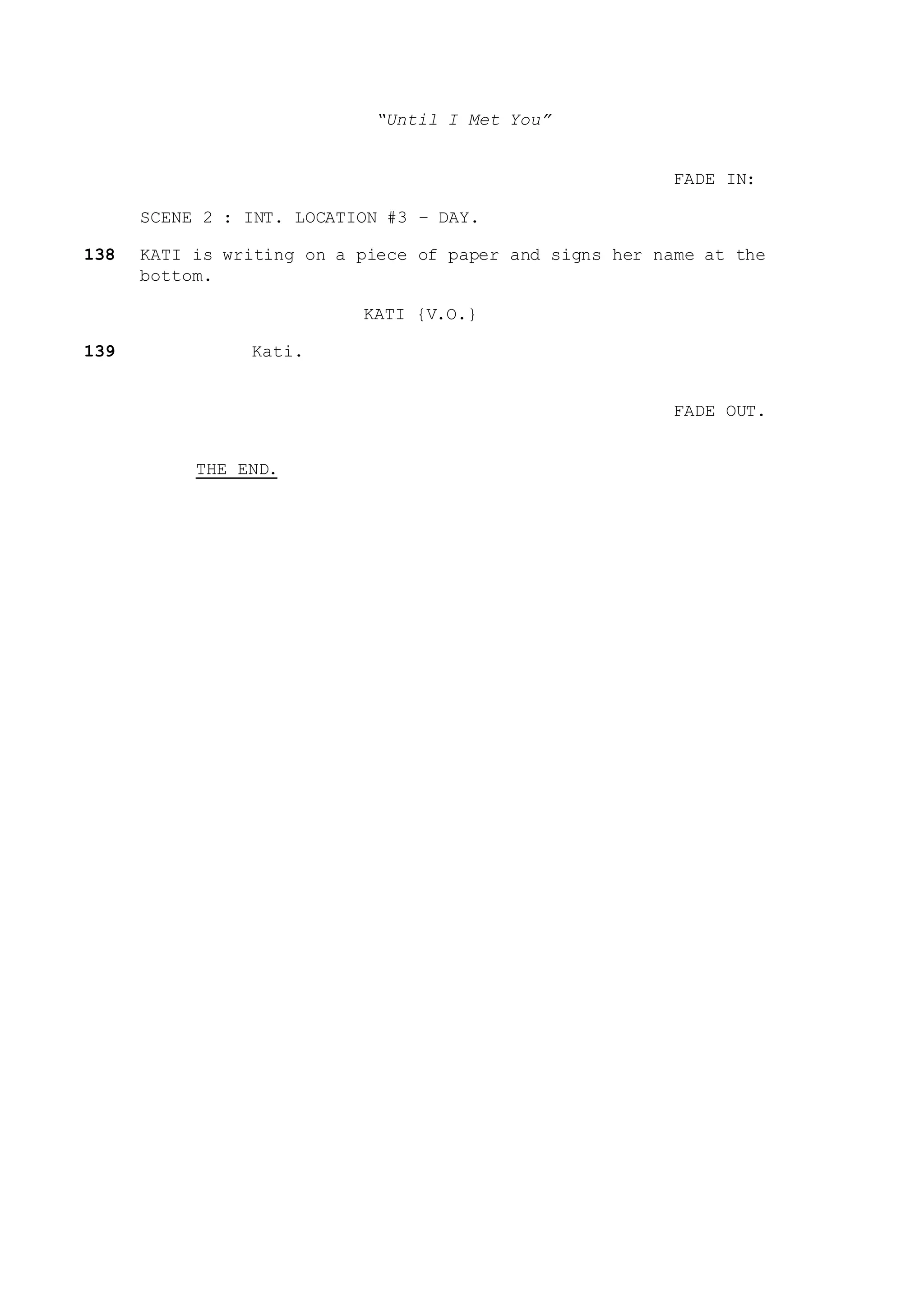 Script Draft 1 | PDF