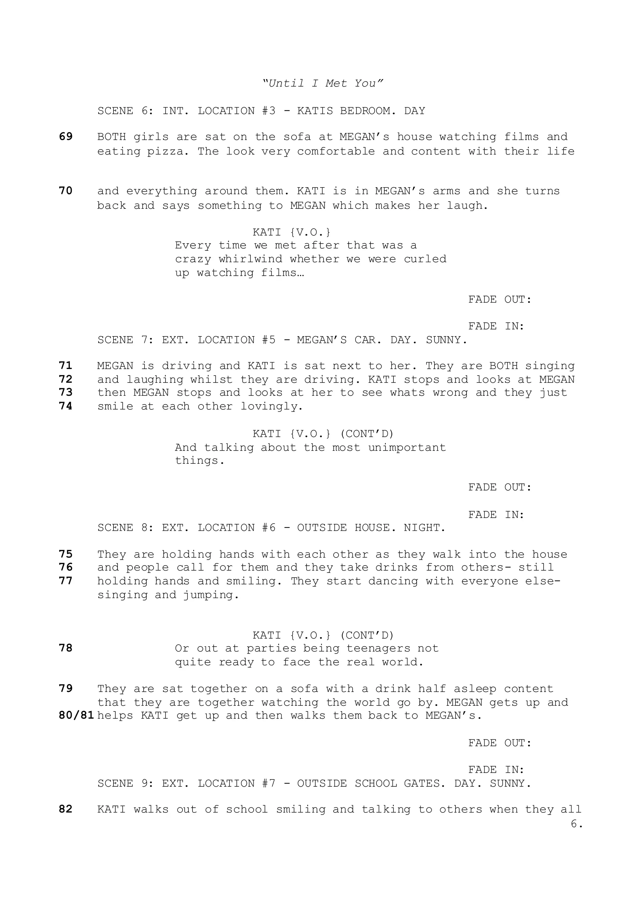 Script Draft 1 | PDF