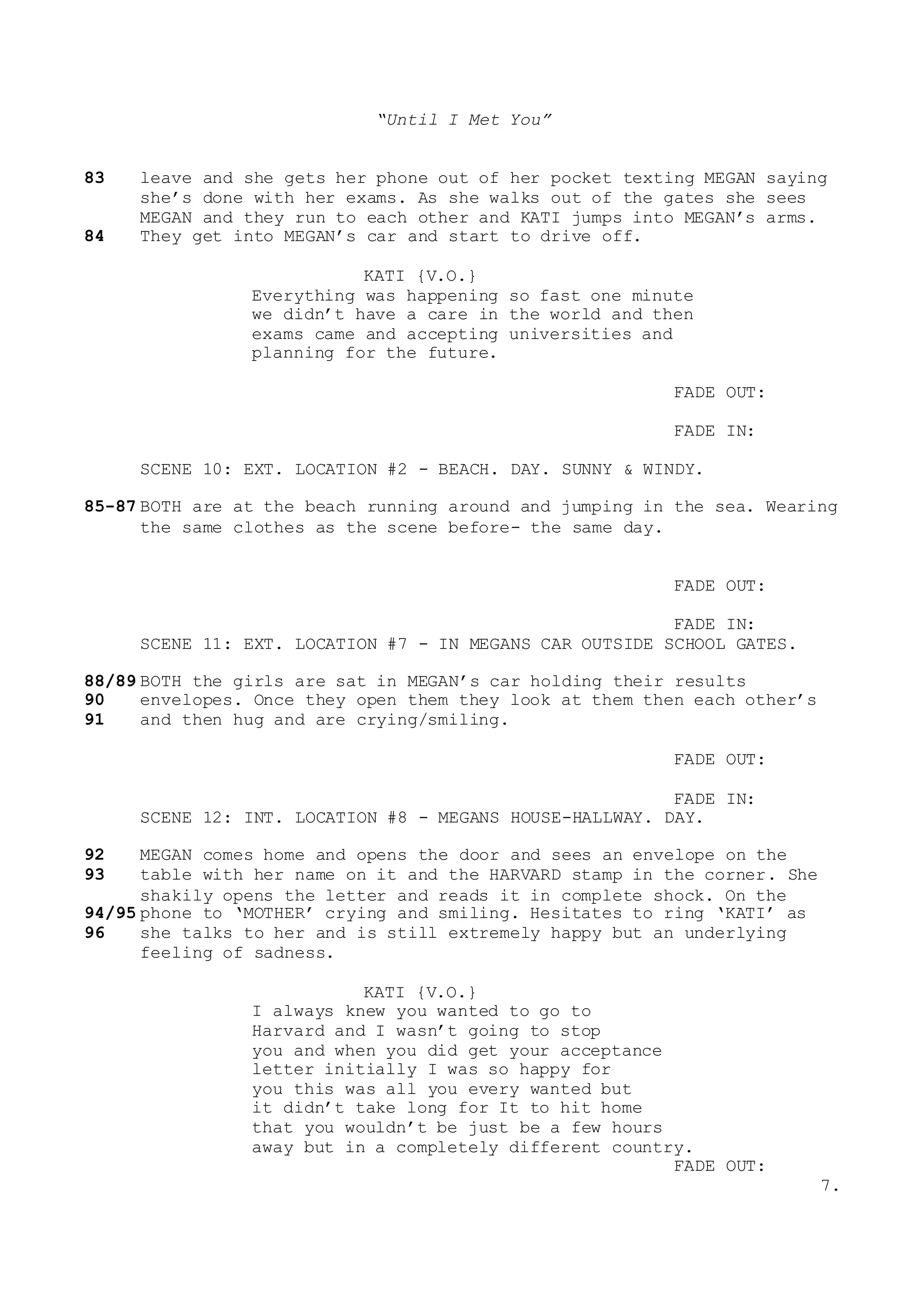 Script Draft 1 | PDF
