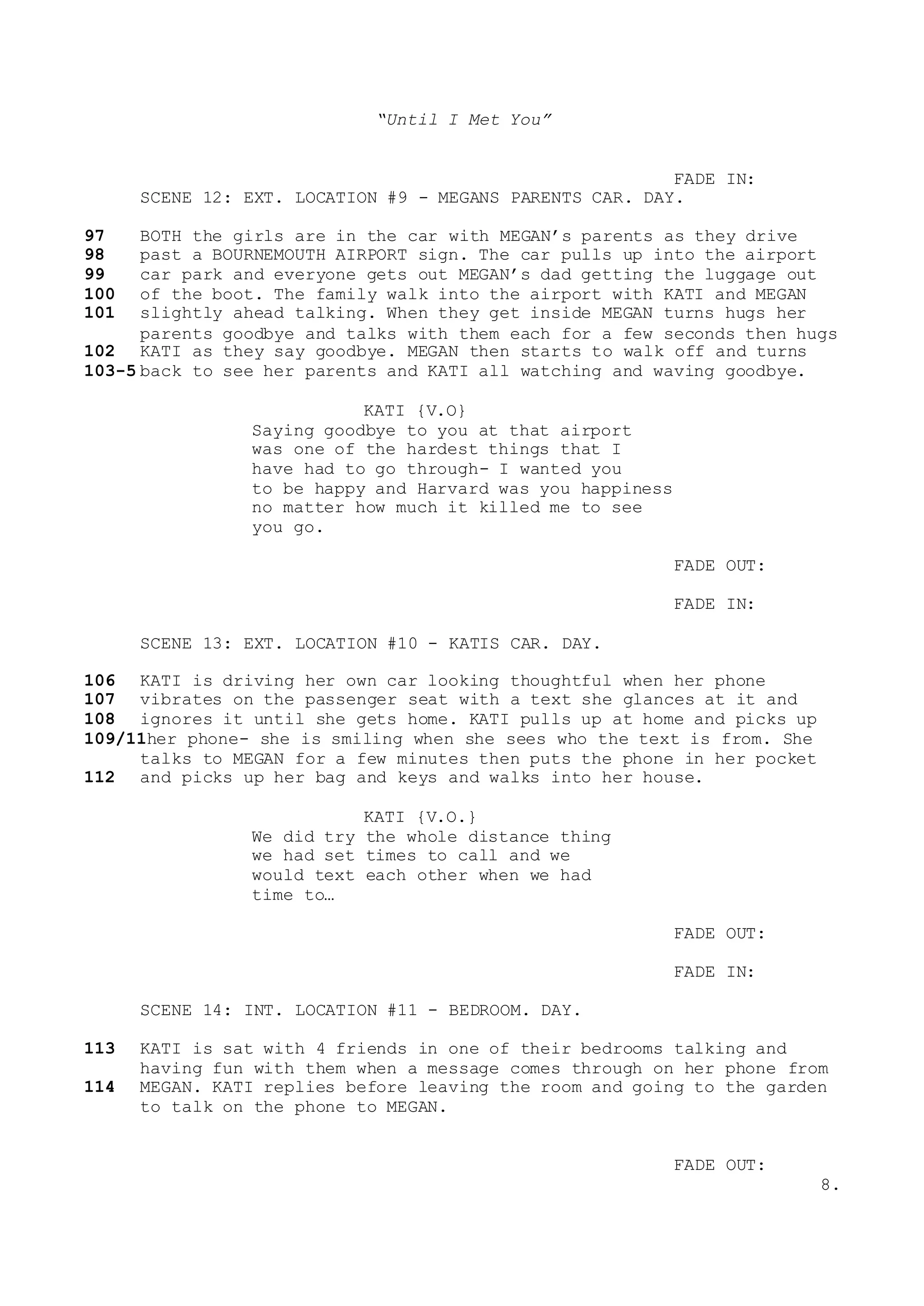 Script Draft 1 | PDF