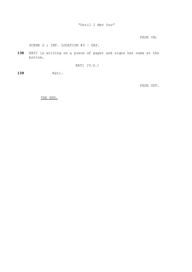 Script Draft 1 | PDF