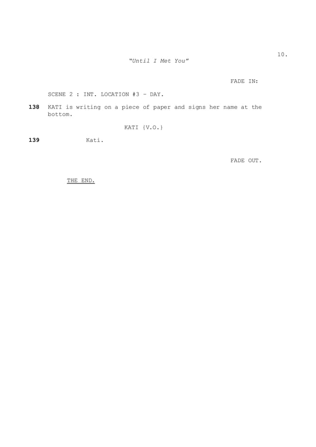 Script Draft 2 | PDF