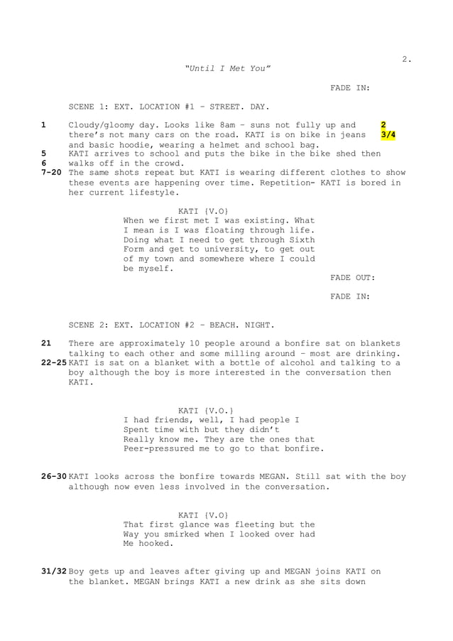 Script Draft 2 | PDF