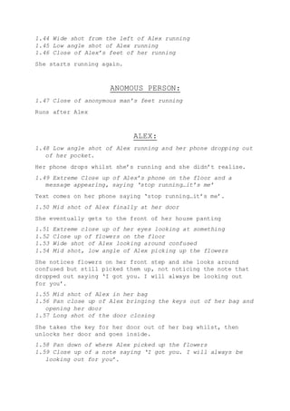 Script - She | DOCX