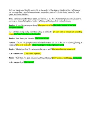 Script for Drama | DOCX