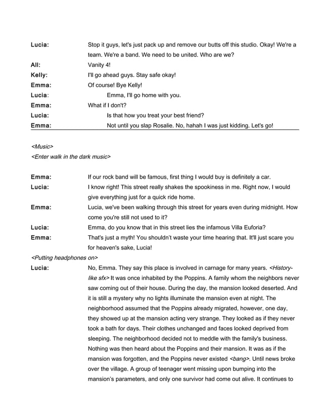 Radio drama script | DOC | Phone Services | Home Utilities