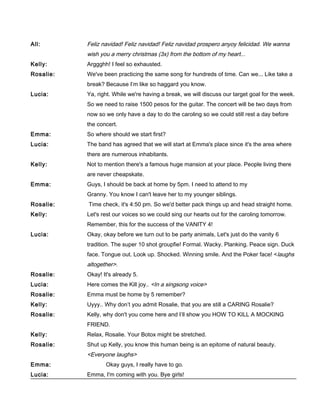 Dramatic Dialogue Scripts