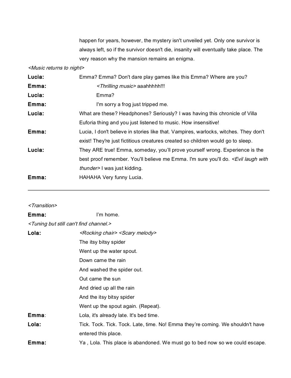 Radio Drama Script Radio Drama Script