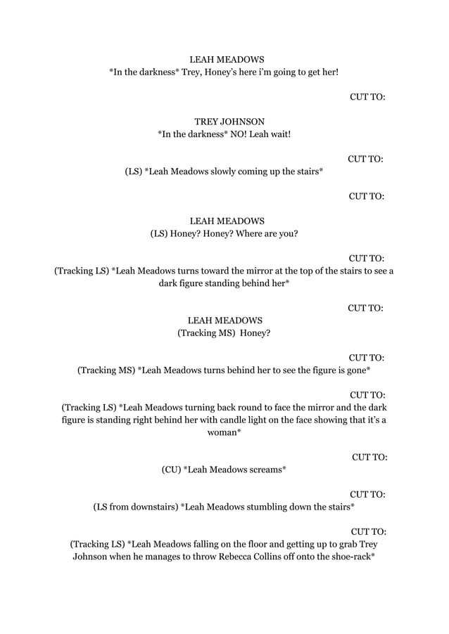 Script 2 for horror trailer | PDF