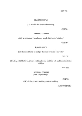 Script 2 for horror trailer | PDF