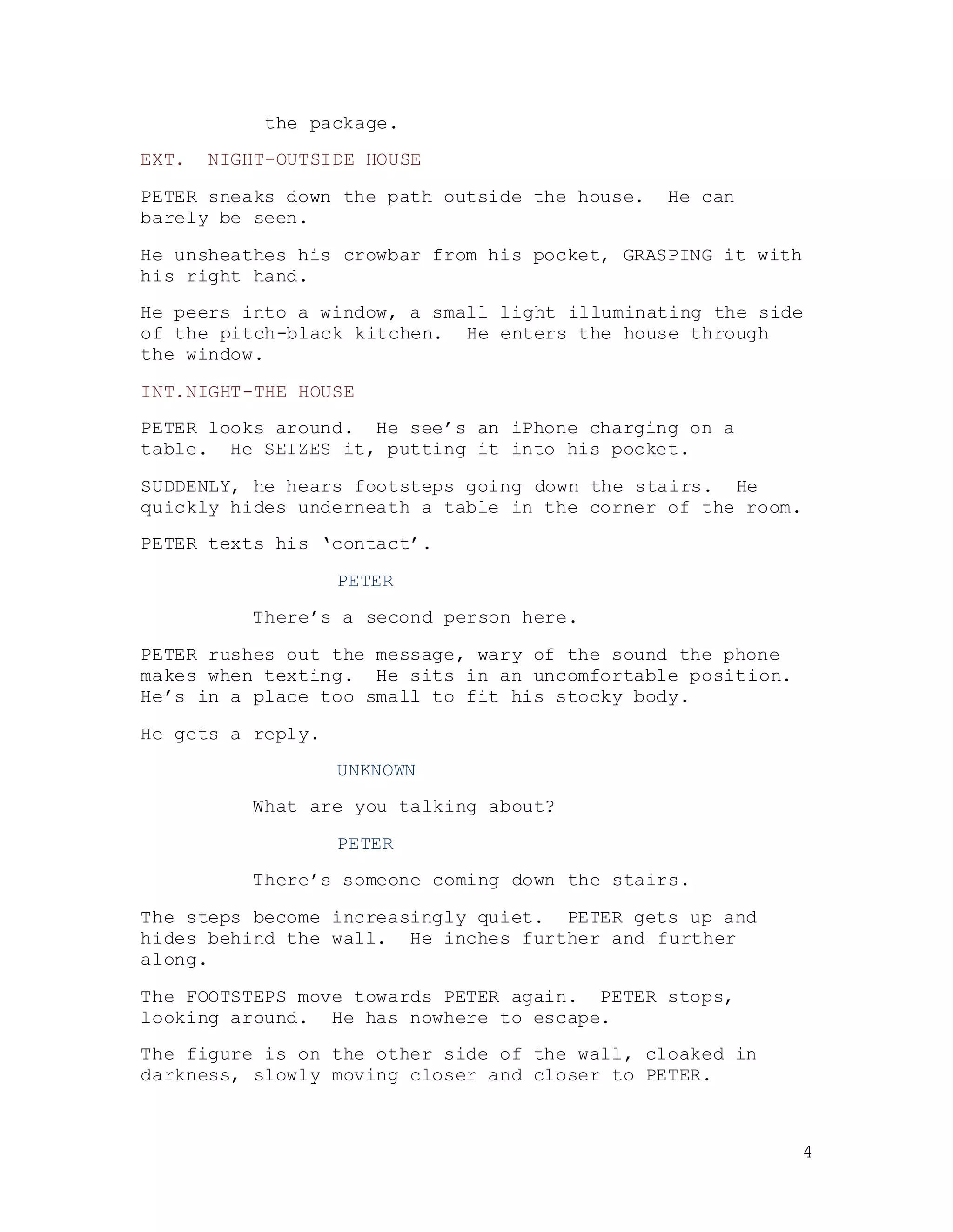 'Across the Pavement' Final Script | DOCX | Crime & Harmful Acts to ...