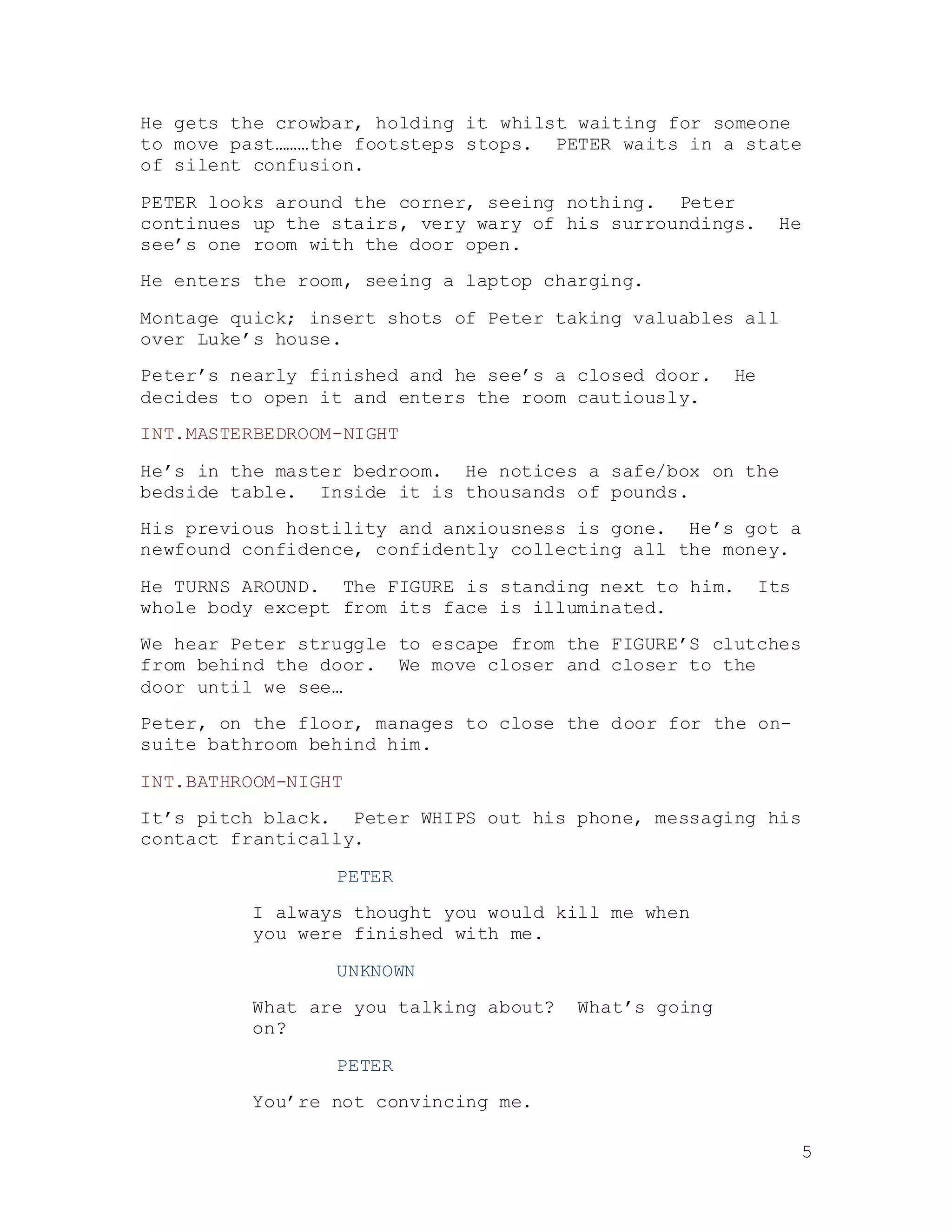 'Across the Pavement' Final Script | DOCX | Crime & Harmful Acts to Individuals, Society & Human ...