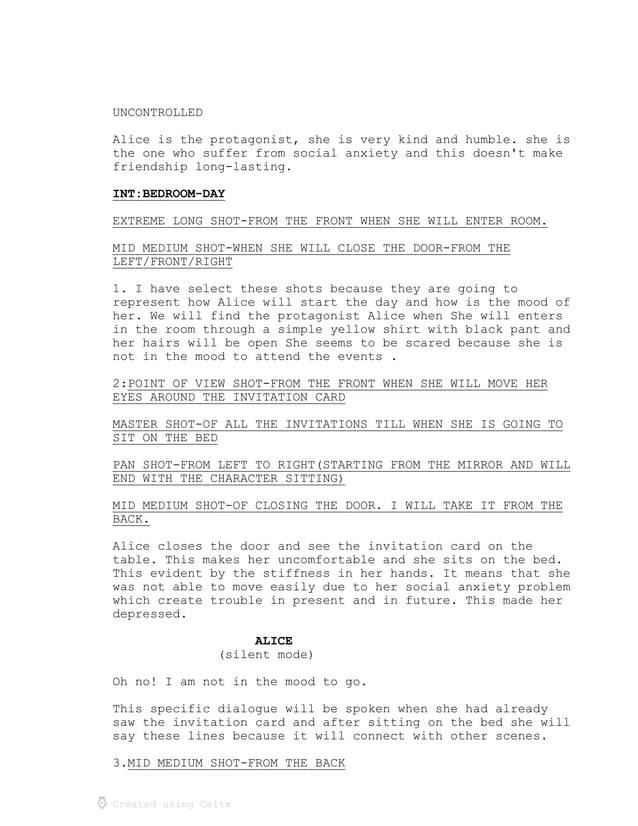 Script A2 movie (3).pdf | Makeup and Accessories | Beauty