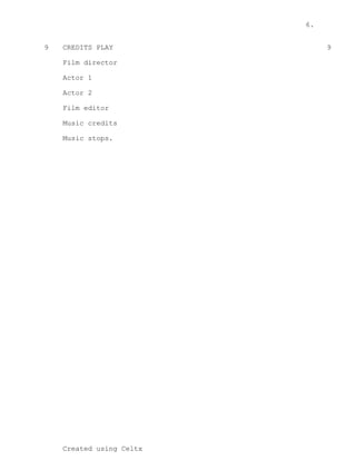 Script A2 script 5.pdf | Entertainment