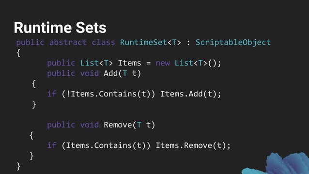 Game Architecture with Scriptable Objects | PPTX