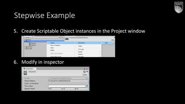Scriptable Objects In Unity Game Engine C Ppt 6483