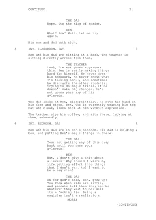 Script abracadabra draft 2 | PDF