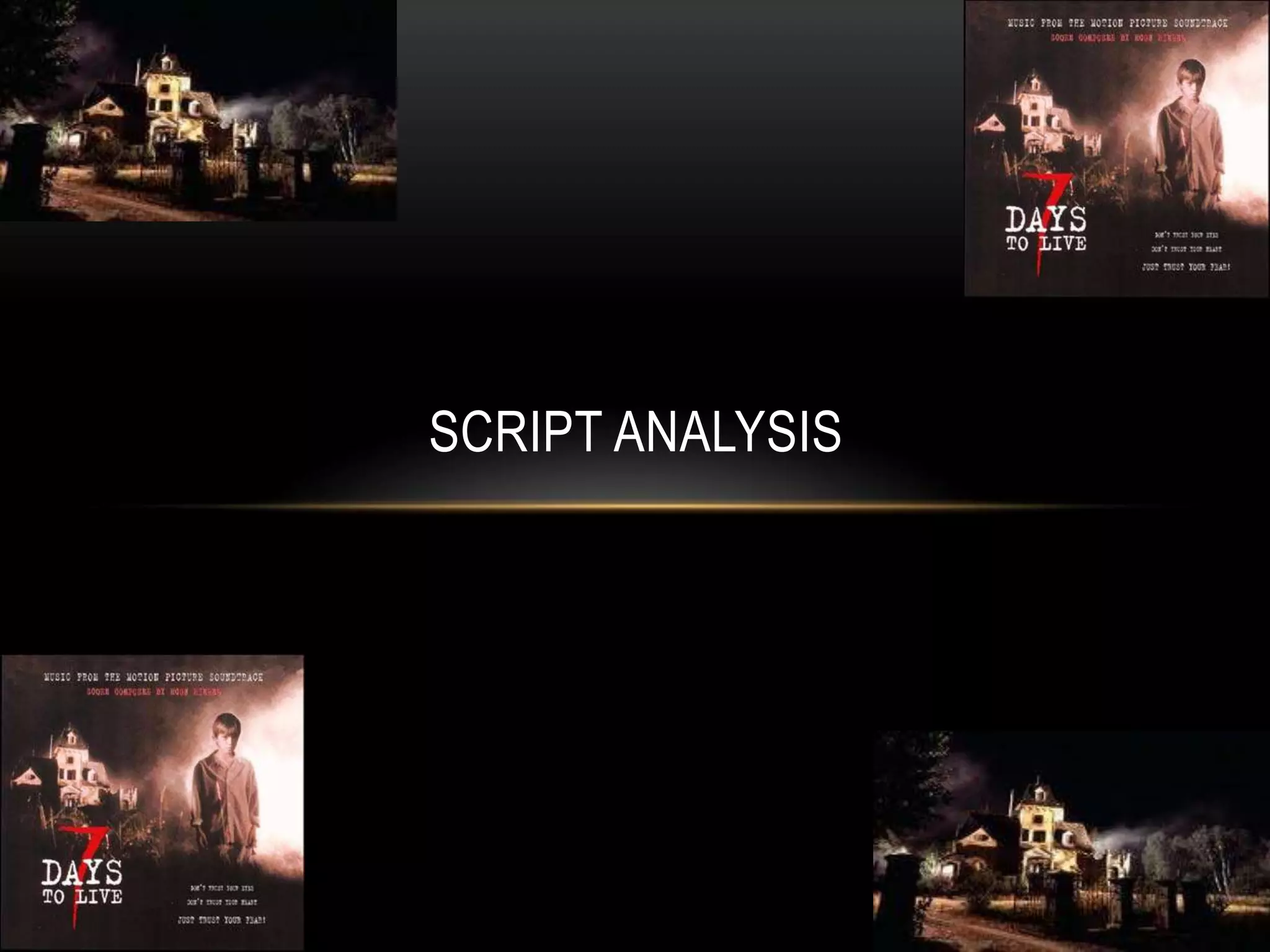 Script analysis | PPTX