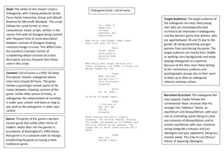 Script analysis | PPT