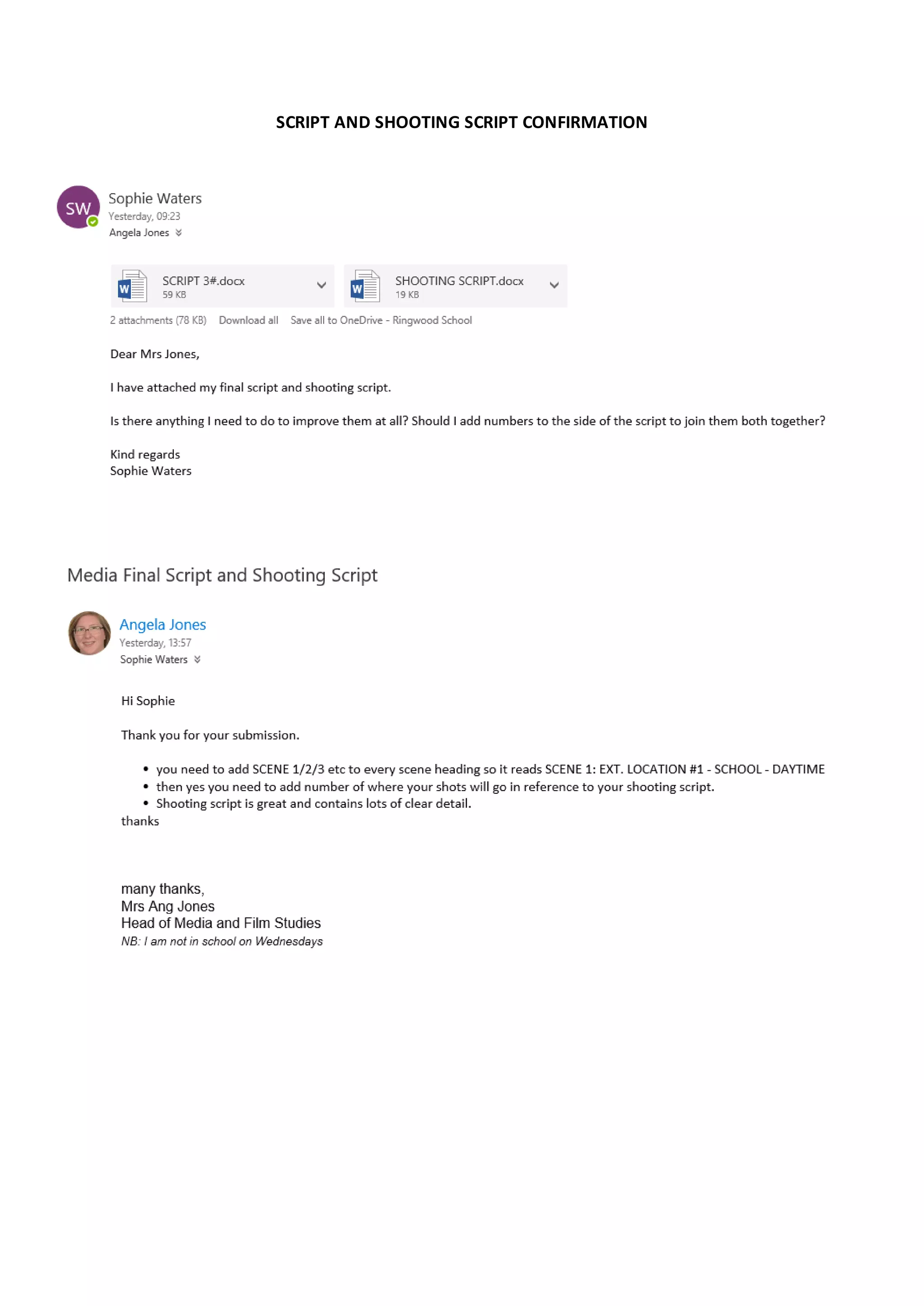 CONFIRMATION EMAIL | DOCX