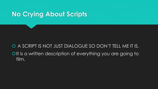 Script and storyboard | PPTX