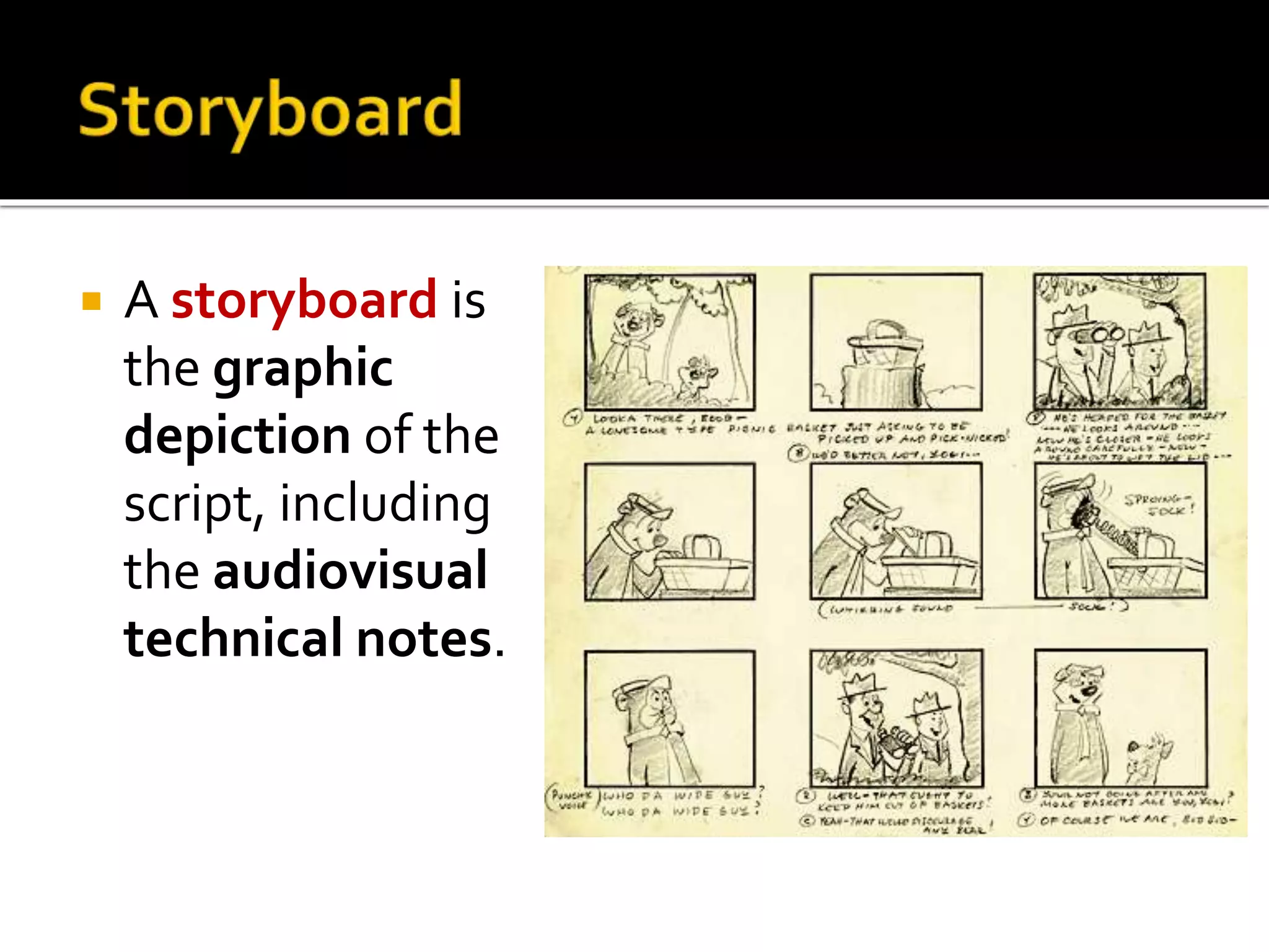 Script and storyboard | PPTX