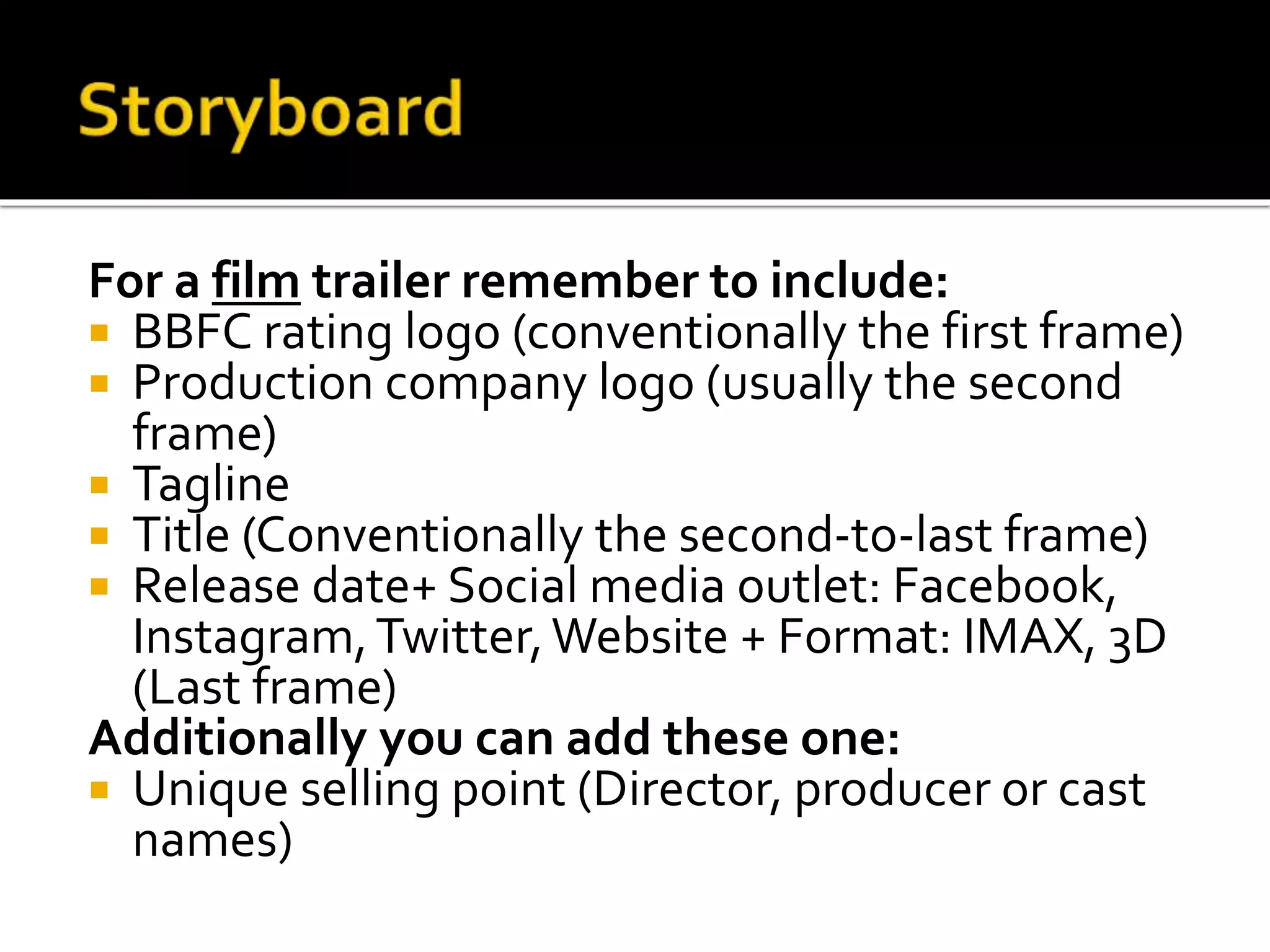 Script and storyboard | PPTX | Screenwriting | Content Production